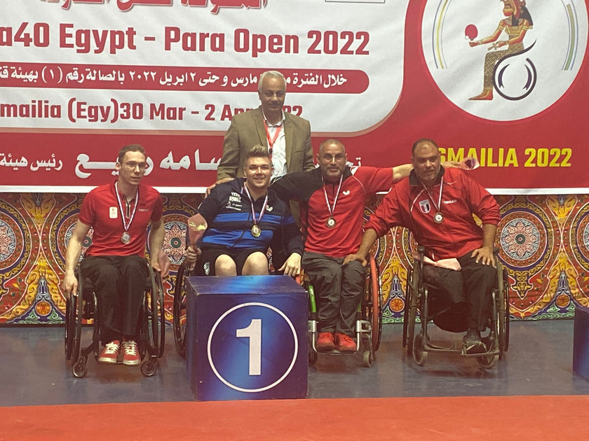 Hunter-Spivey takes gold in Egypt – British Para Table Tennis